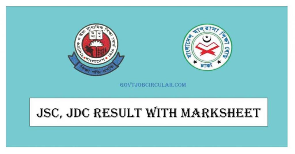 JSC Result 2024 with Marksheet All Education Board