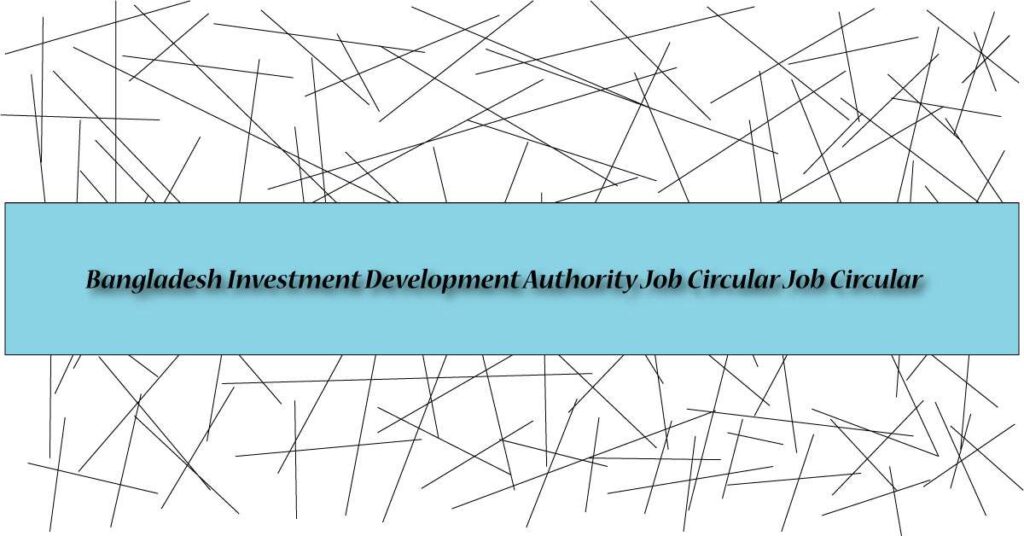 BIDA Job Circular 2025 Online Apply Process | bida.teletalk.com.bd